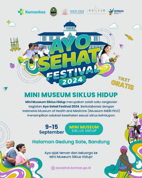 Menkes Kunjungi Ayo Sehat Festival 2024, Ada Mini Museum Siklus Hidup